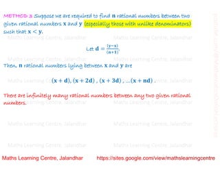 Class 9_Chapter 1_Number Systems_Lecture 2 (Rationals between two given ...