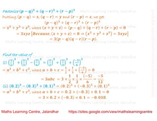 Class 9_Chapter 2_Polynomials_Lecture 8 (Sums and Differences of cubes ...