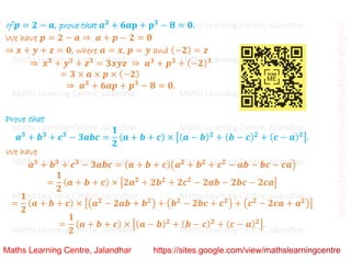 Class 9_Chapter 2_Polynomials_Lecture 8 (Sums and Differences of cubes and special formula) | PPT