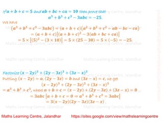 Class 9_Chapter 2_Polynomials_Lecture 8 (Sums and Differences of cubes ...