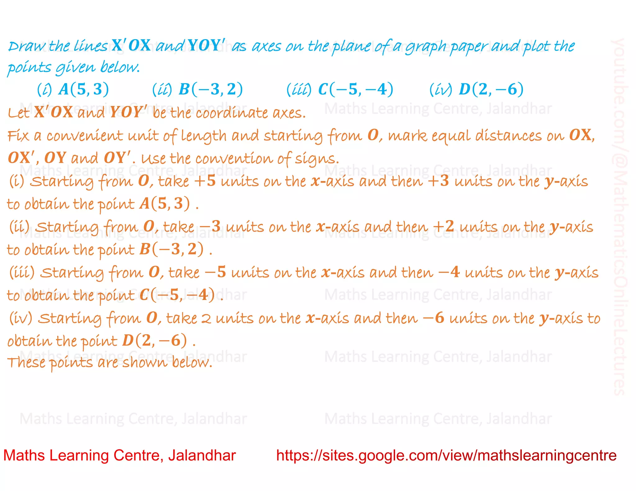 Class 9_Chapter 3_Coordinate geometry | PDF