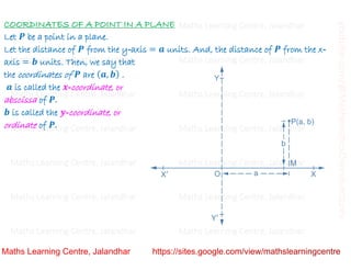 Class 9_Chapter 3_Coordinate geometry | PDF
