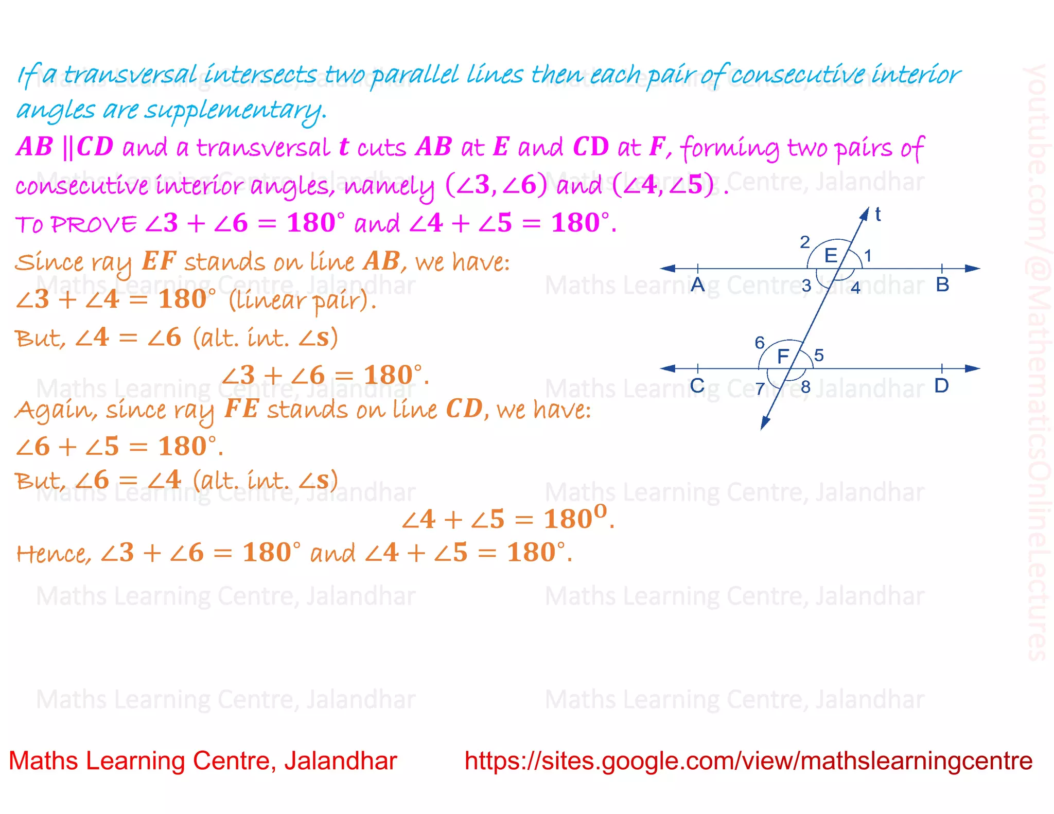 Class 9_Chapter 6_Lines and angles (Parallel lines definitions, theorems and problems) Lecture 2.pdf