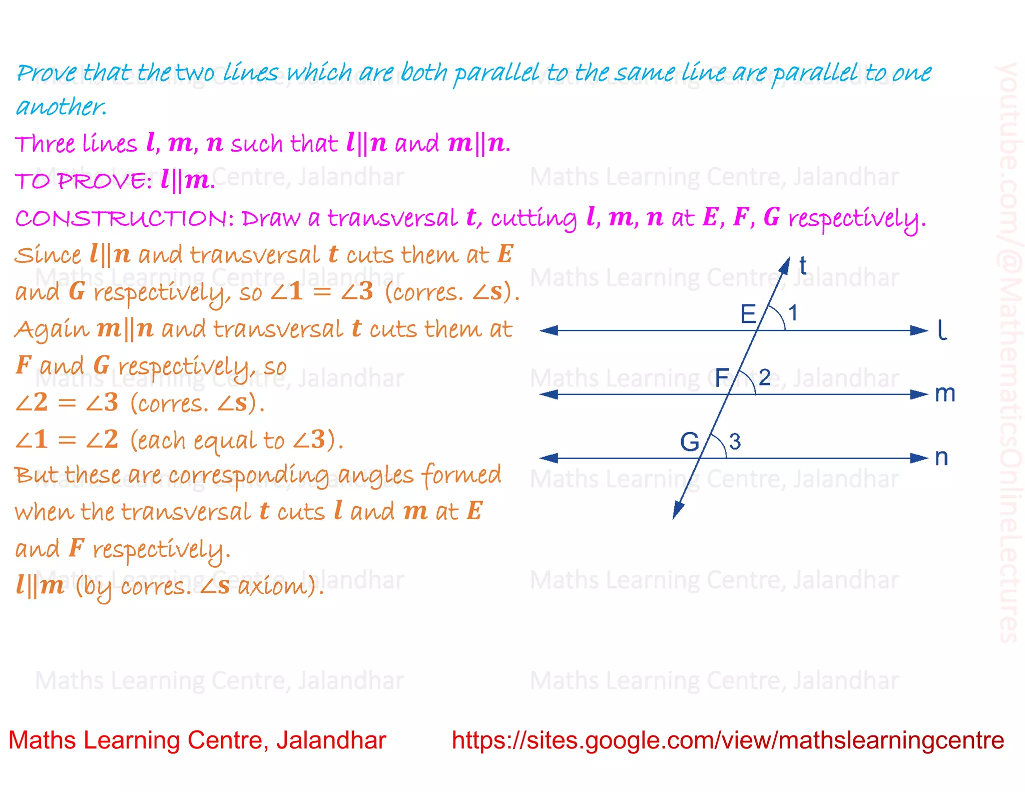 Class 9_Chapter 6_Lines and angles (Parallel lines definitions, theorems and problems) Lecture 2.pdf