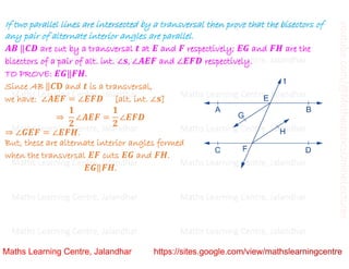 Class 9_Chapter 6_Lines and angles (Parallel lines definitions ...