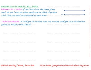 Class 9_Chapter 6_Lines and angles (Parallel lines definitions, theorems and problems) Lecture 2.pdf