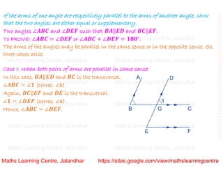 Class 9_Chapter 6_Lines and angles (Parallel lines definitions, theorems and problems) Lecture 2.pdf