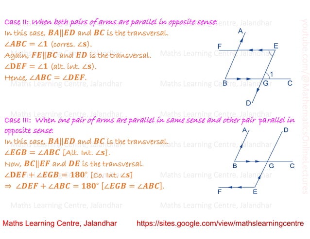 Class 9_Chapter 6_Lines and angles (Parallel lines definitions, theorems and problems) Lecture 2.pdf