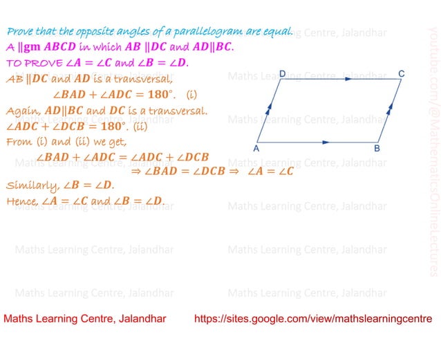 Class 9_Chapter 6_Lines and angles (Parallel lines definitions, theorems and problems) Lecture 2.pdf