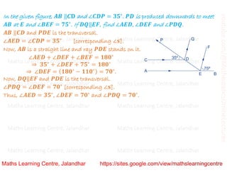 Class 9_Chapter 6_Lines and angles (Parallel lines definitions, theorems and problems) Lecture 2.pdf