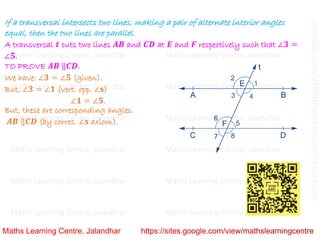 Class 9_Chapter 6_Lines and angles (Parallel lines definitions, theorems and problems) Lecture 2.pdf