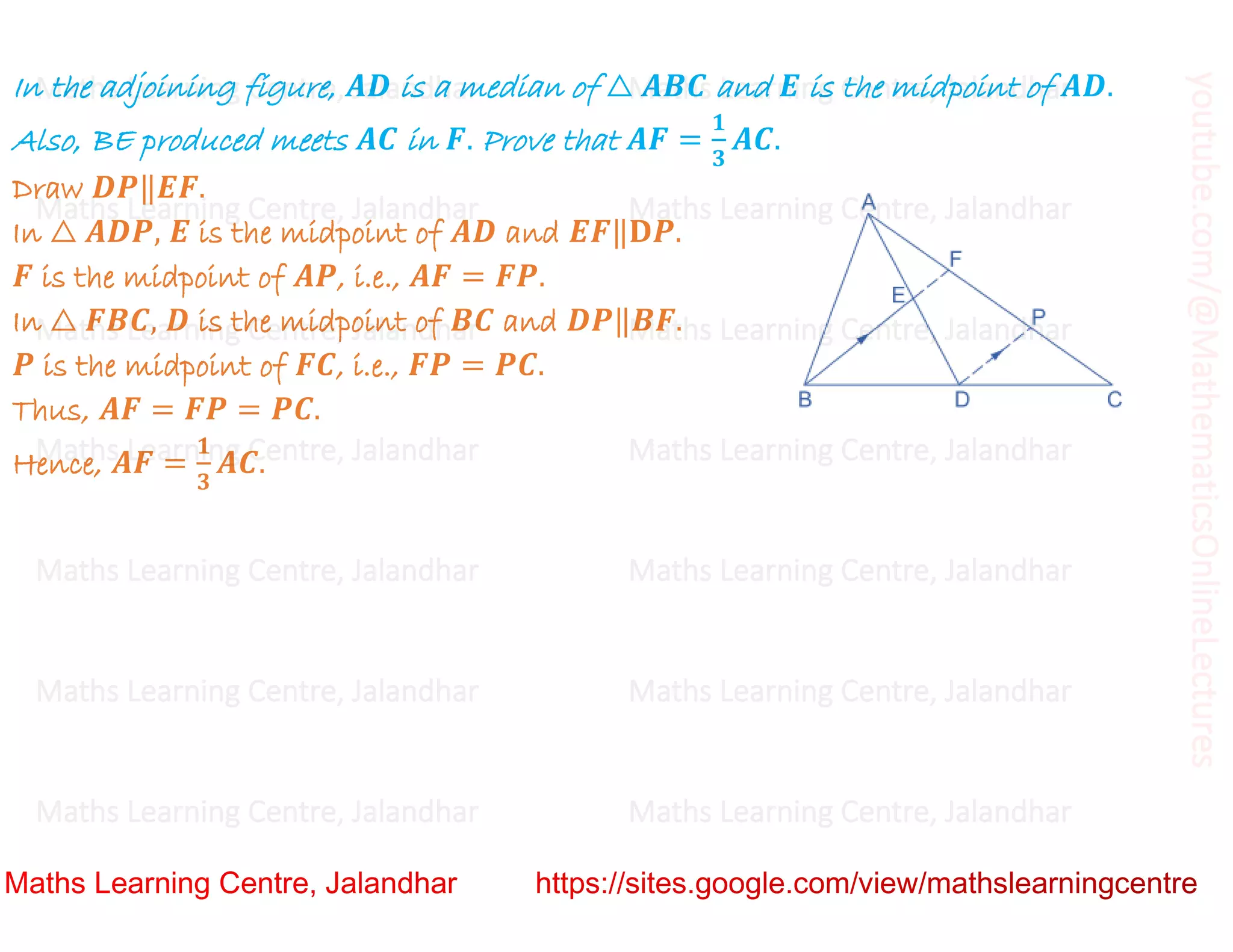 Class 9_Chapter 8_Quadrilaterals (Midpoint theorem and intercept ...