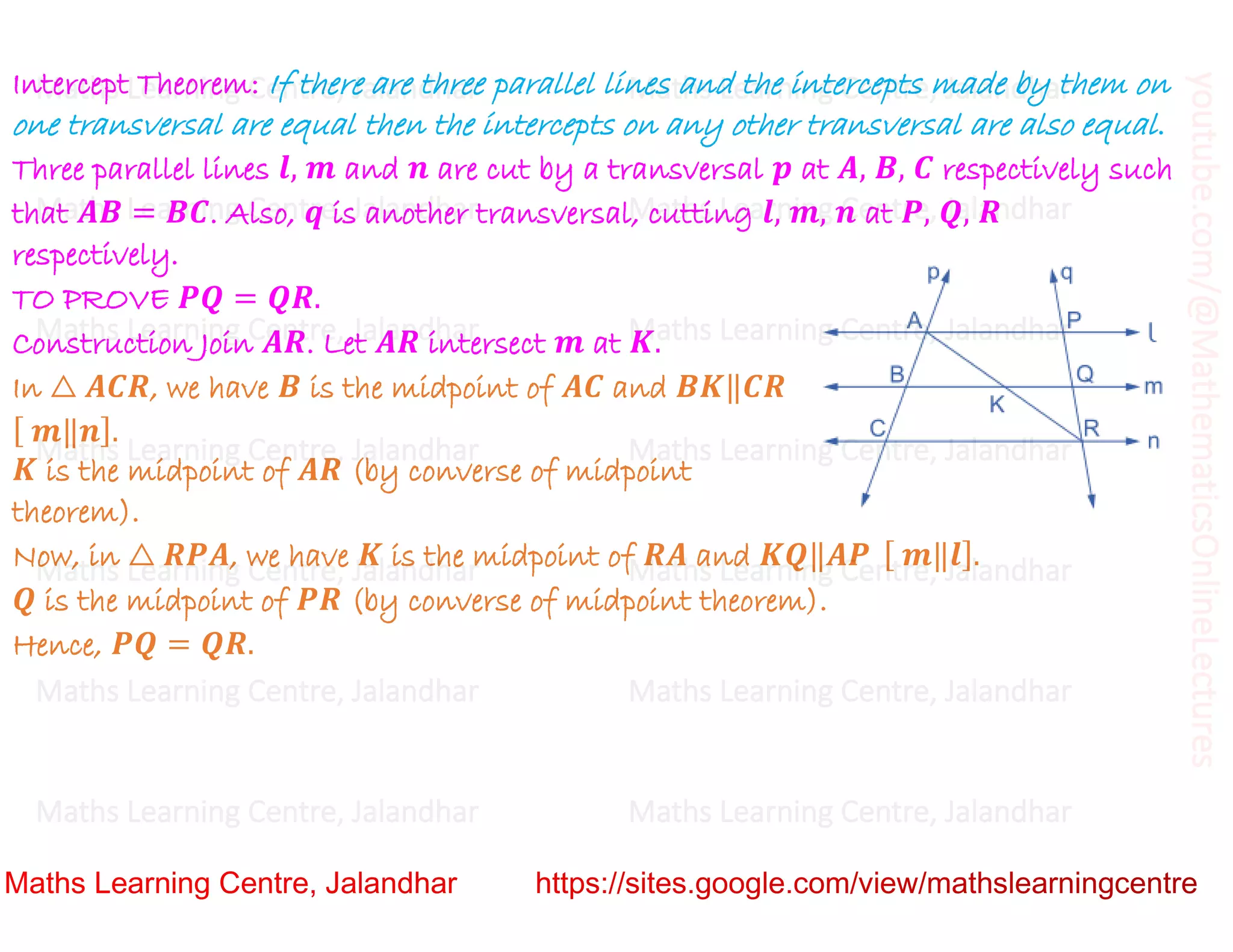 Class 9_Chapter 8_Quadrilaterals (Midpoint theorem and intercept theorem) Lecture 4.pdf