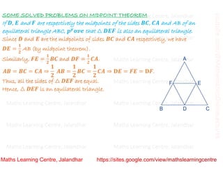 Midpoint Theorem