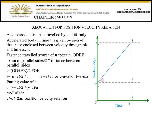 Class 9 chapter motion ppt 3 | PPT