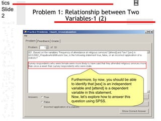 cross tabulation | PPT