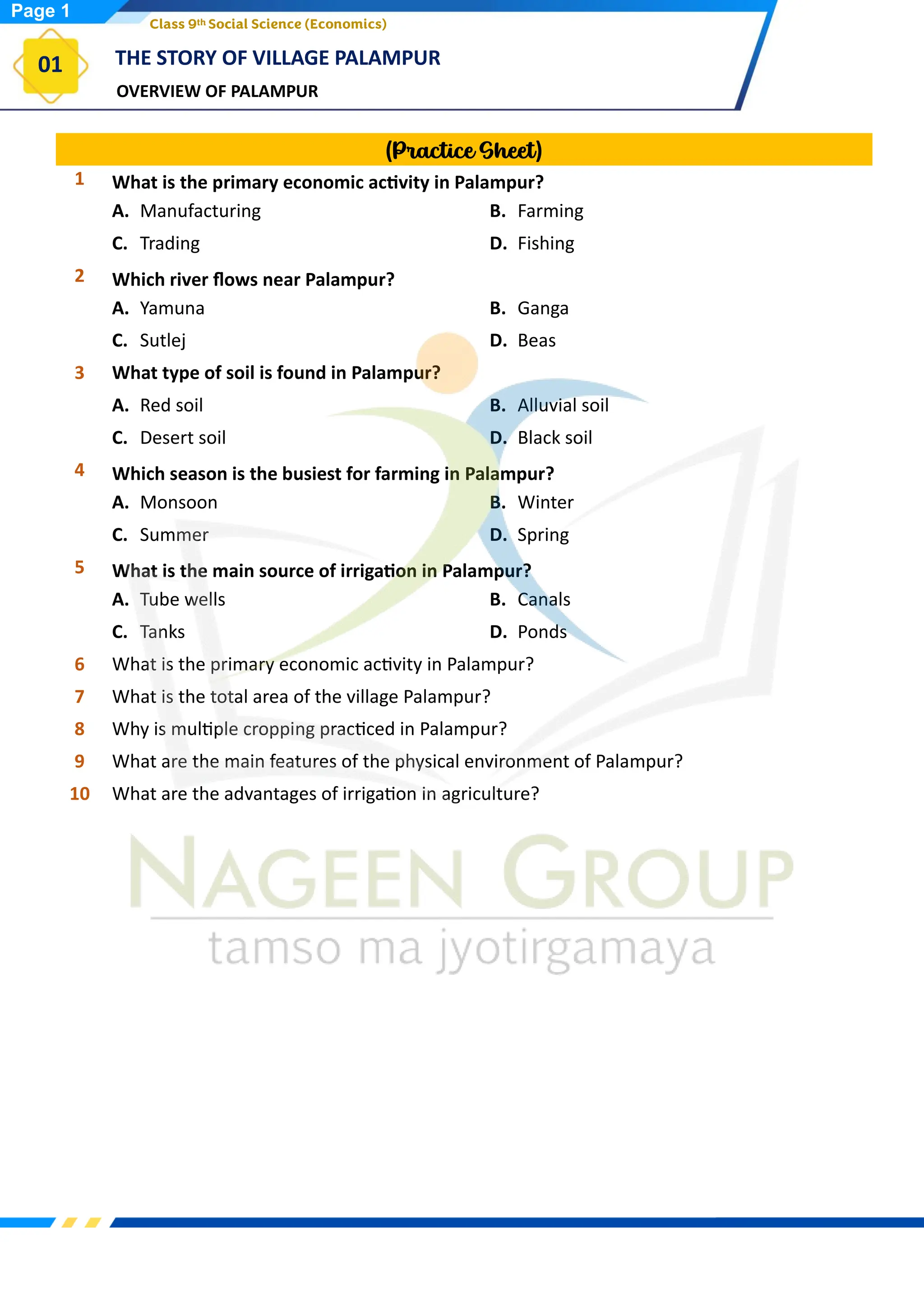 Class 9 Economics Chapter Wise Topic Wise Notes Chapter 1 Poverty As A ...