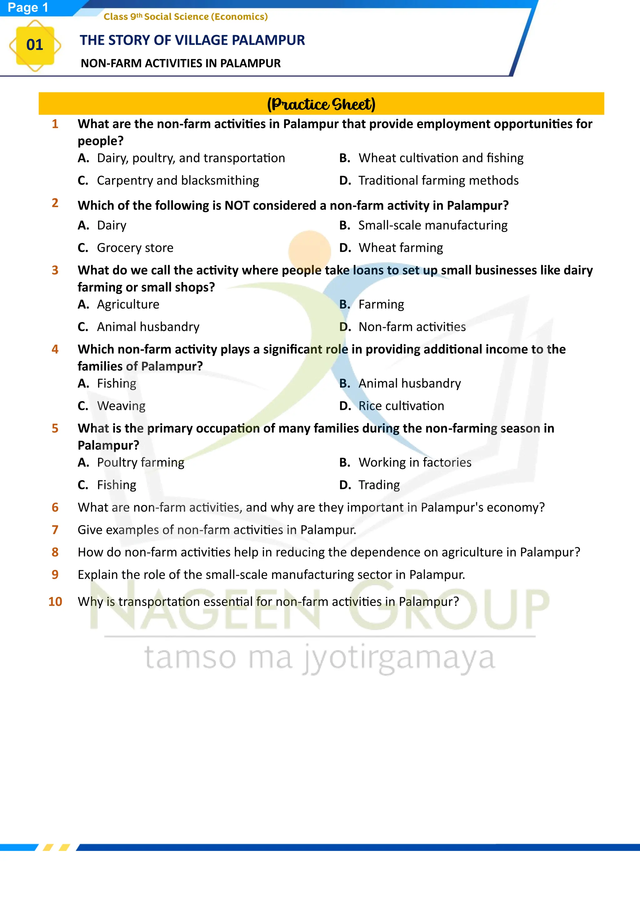 Class 9 Economics Chapter Wise Topic Wise Notes Chapter 1 Poverty As A ...