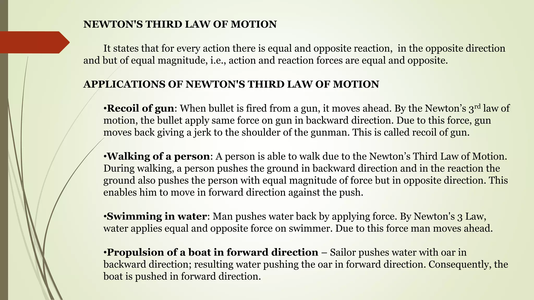 FORCE AND LAW OF MOTION | PPTX