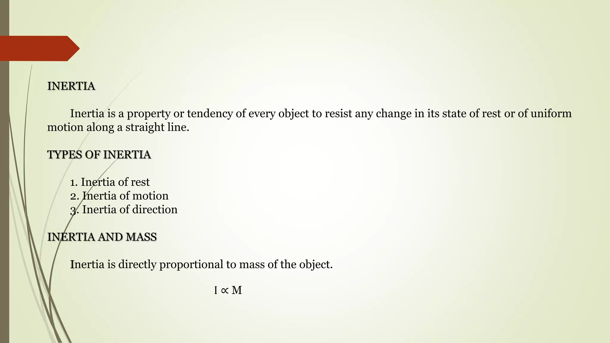 FORCE AND LAW OF MOTION | PPTX