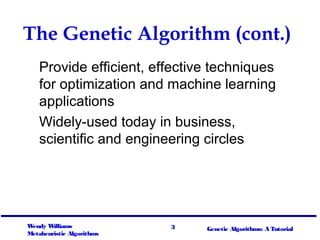 Genatic Algorithm | PPT | Genetics | Science