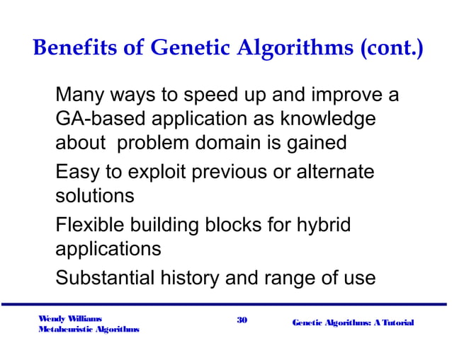Genatic Algorithm | PPT | Genetics | Science