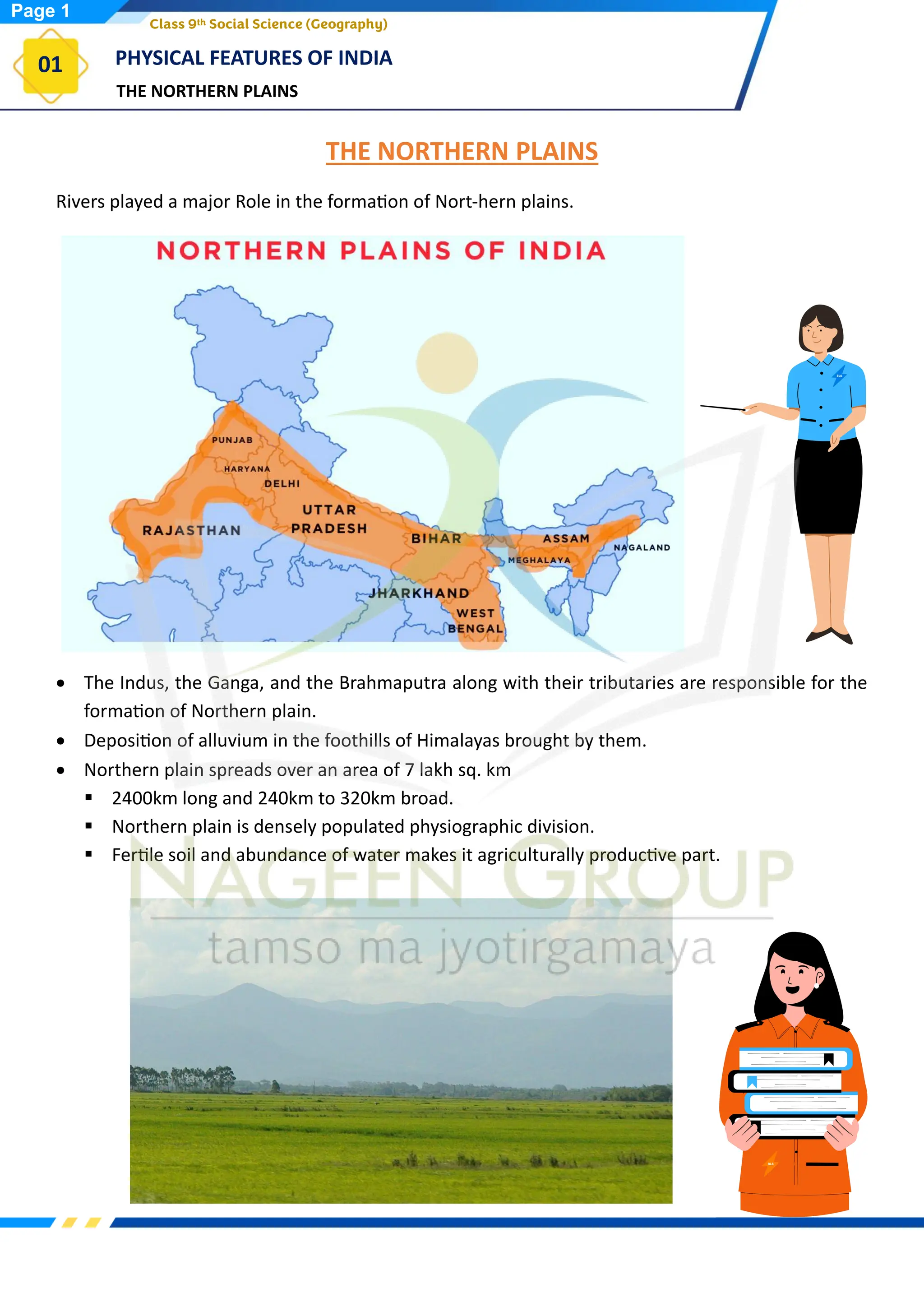 Class 9 Geography Chapter Wise Topic Wise Notes Chapter 2 Physical ...