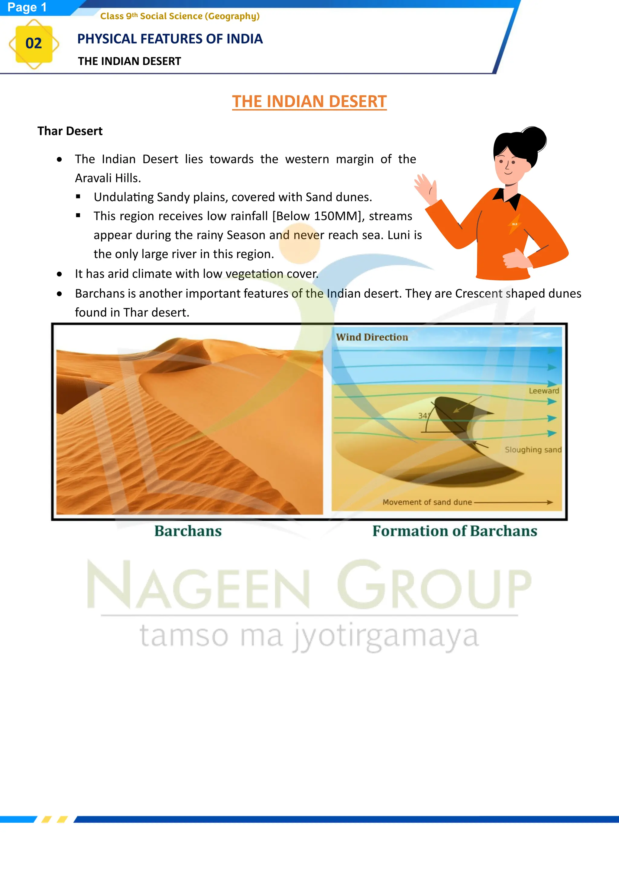 Class 9 Geography Chapter Wise Topic Wise Notes Chapter 2 Physical ...