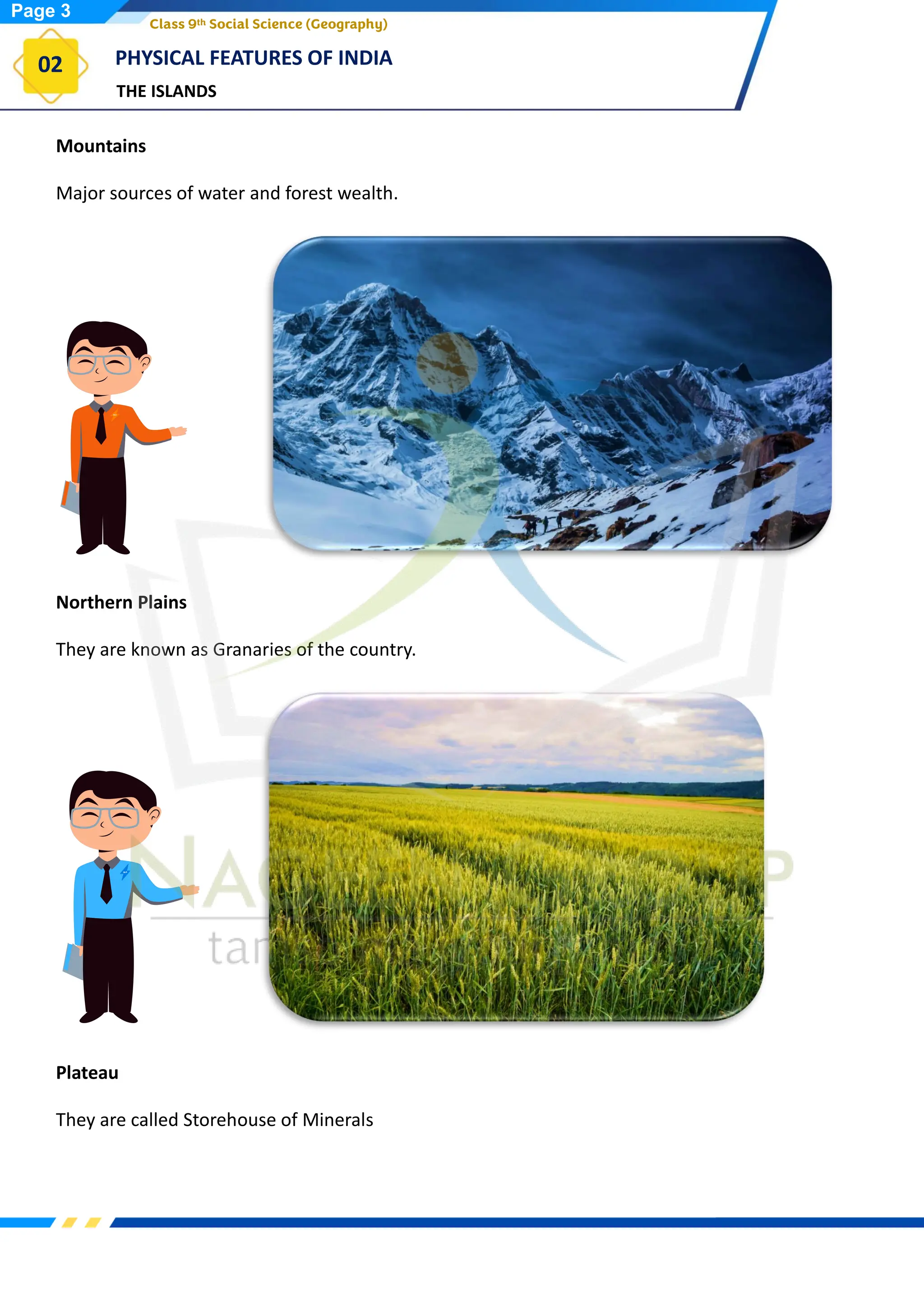 Class 9 Geography Chapter Wise Topic Wise Notes Chapter 2 Physical ...