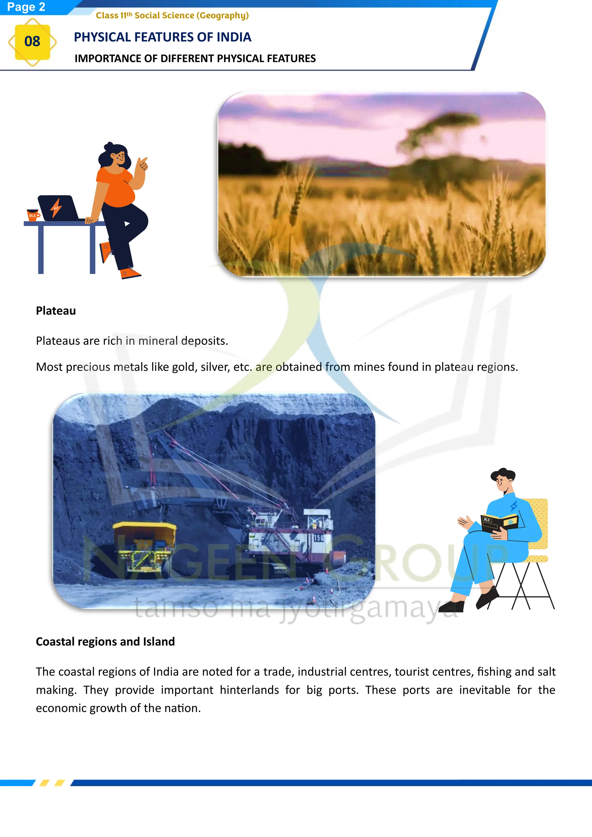 Class 9 Geography Chapter Wise Topic Wise Notes Chapter 2 Physical ...