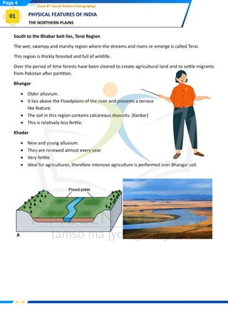 Class 9 Geography Chapter Wise Topic Wise Notes Chapter 2 Physical ...