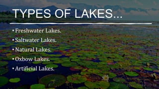 CLASS 9 GEOGRAPHY CHAPTER 5 DRAINAGE - LAKES.pptx