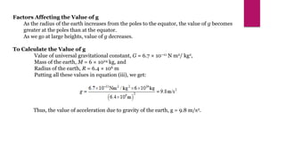 Class 9 gravitation | PPTX