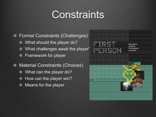 GAME 3400 Level Design - Indirect Control | PPTX