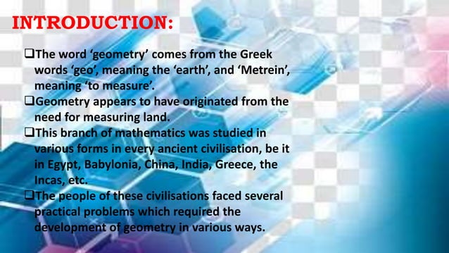 CLASS 9 MATHS GEOMETRY INTRODUCTION TO EUCLID'S GEOMETRY.pptx