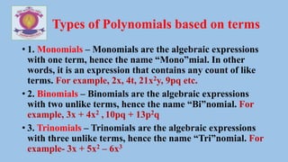 Class 9 Maths Polynomials 2.pptx ppt ppt | PPTX