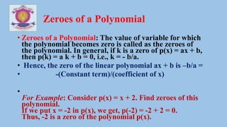 Class 9 Maths Polynomials 2.pptx ppt ppt | PPTX