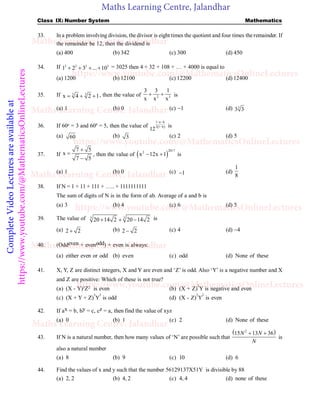 #Class 9 #MCQ #Chapter_1 #Number_Systems.pdf