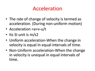 Motion Ncert ppt and problems science new | PPT