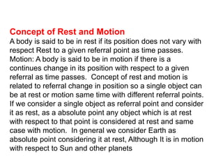 CLASS 9 MOTION PPT NCERT CHAPTER FOR CLASS 9 .pptx