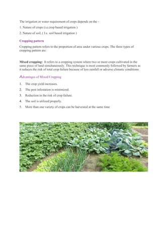 Class 9 notes of l 15 (plants) | PDF | Agriculture | Industries