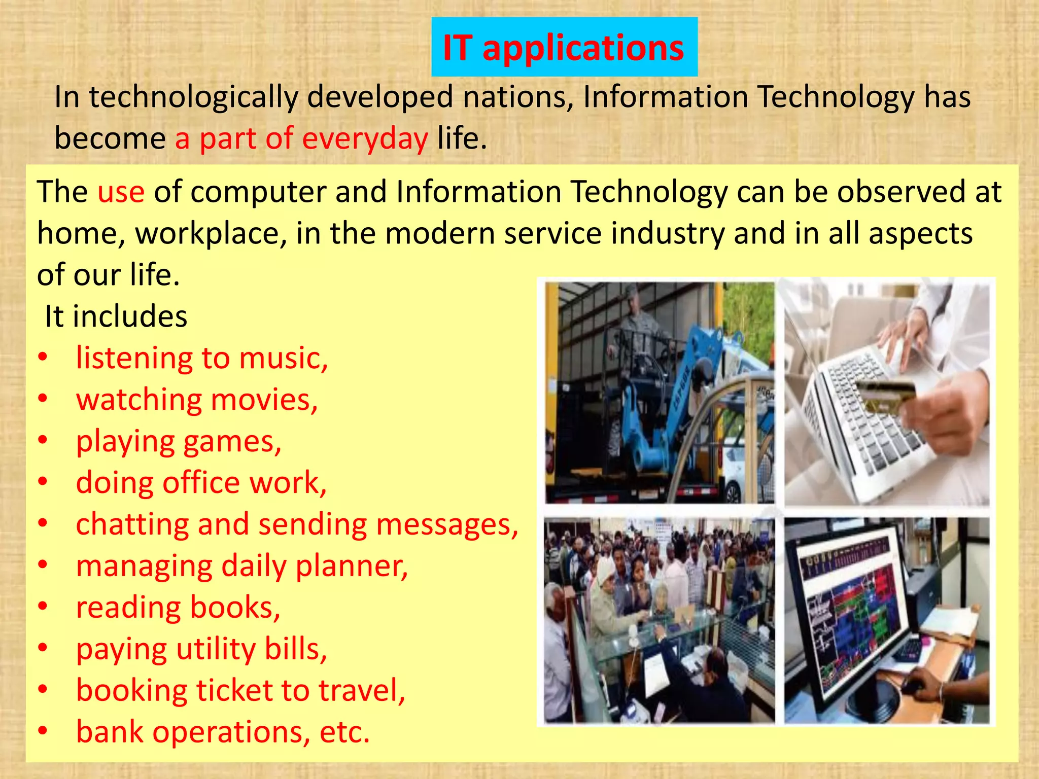 Class 9 part b unit 1 it&ites ppt | PDF