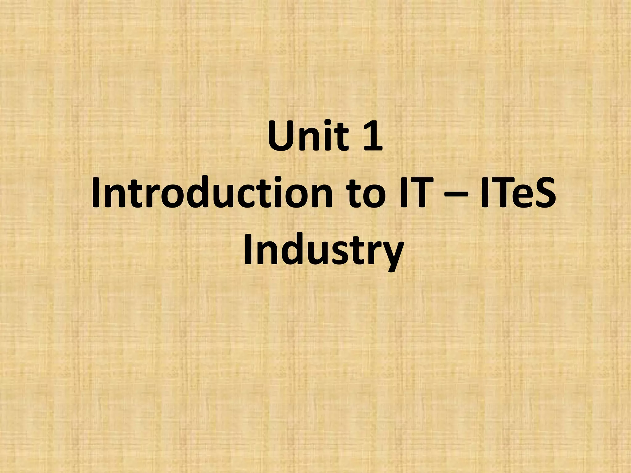 Class 9 part b unit 1 it&ites ppt | PDF