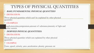 CLASS 9 physical quantities and measurements unit 1 topic 1(PHYSICS) 2.pptx