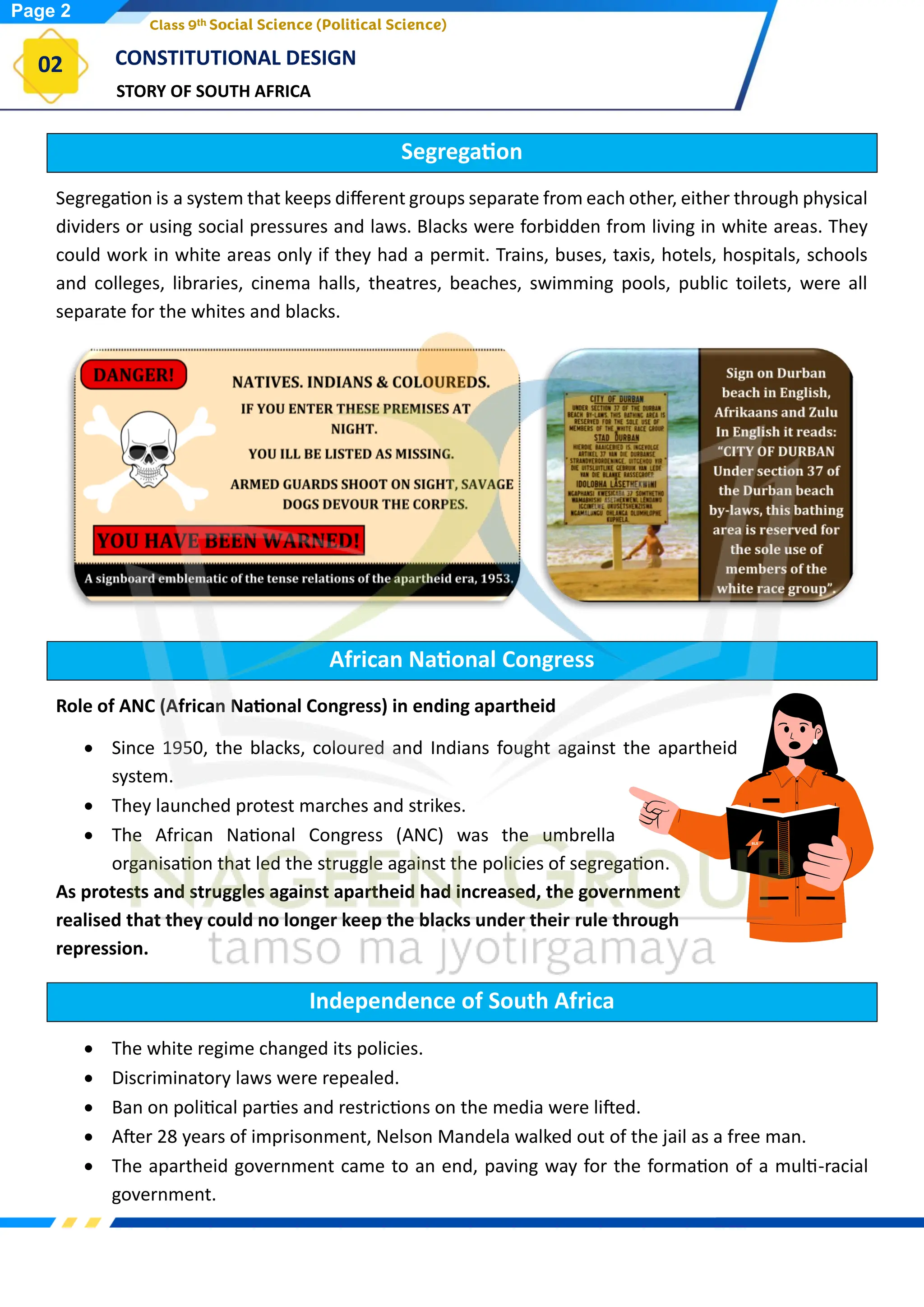 Class 9 Political Science Chapter Wise Topic Wise Notes Chapter 2 ...
