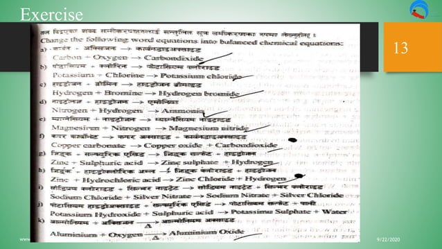 Chemical Reaction - Science (Grade - 9) | PPTX | Chemistry | Science