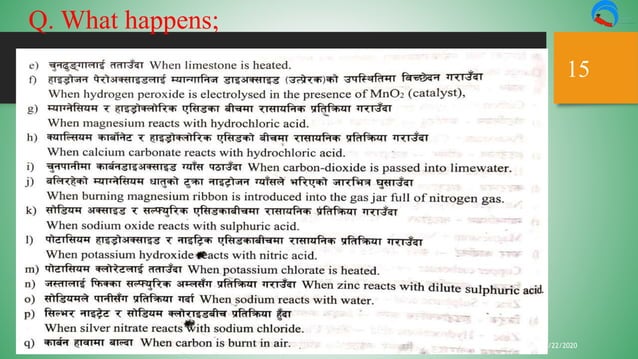 Chemical Reaction - Science (Grade - 9) | PPTX | Chemistry | Science