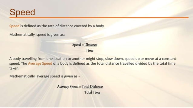 Motion Class 9 | PPTX | Physics | Science