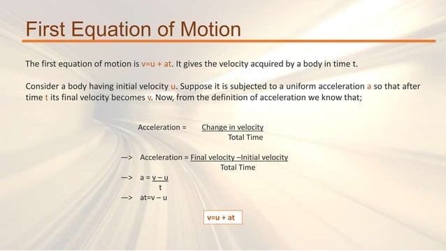 Motion Class 9 | PPTX | Physics | Science