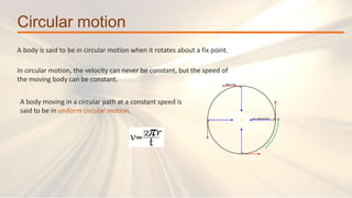 Motion Class 9 | PPTX